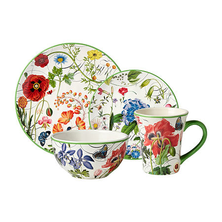 Certified International Greenhouse 16-Pc. Dinnerware Set  Service for 4 - Miscellaneous