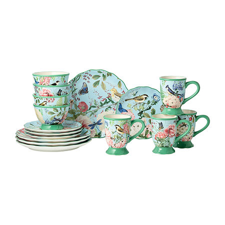 Certified International Flora 16-Pc. Dinnerware Set  Service for 4 - Miscellaneous