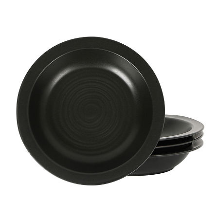 Stone Lain Orbit Pasta Bowls  Set of 4 - Charcoal
