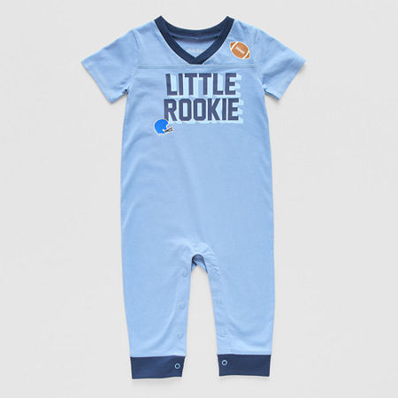 Click here for Okie Dokie Baby Boys V Neck Short Sleeve Jumpsuit... prices