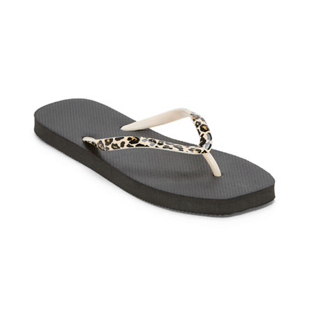 Click here for Mixit Womens Square Toe Flip-Flops  5/6  Black prices