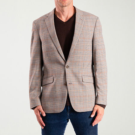 Click here for The Savile Row Co Mens Plaid Modern Fit Sport Coat... prices