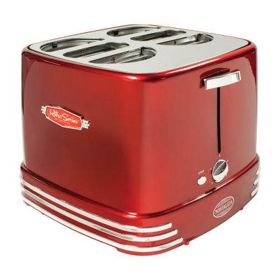 Nostalgia Pop-Up Hot Dog Toaster RHDT800RETRORED, Color: Retro Red ...