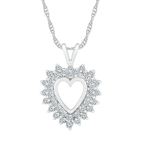 Click here for Womens 1/2 CT. T.W. Natural White Diamond 10K Whit... prices