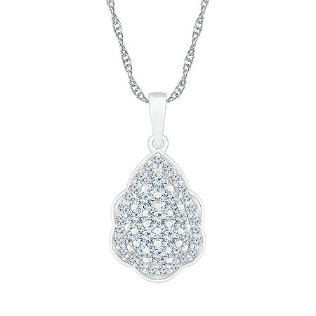 Click here for Womens 3/4 CT. T.W. Natural White Diamond 10K Whit... prices