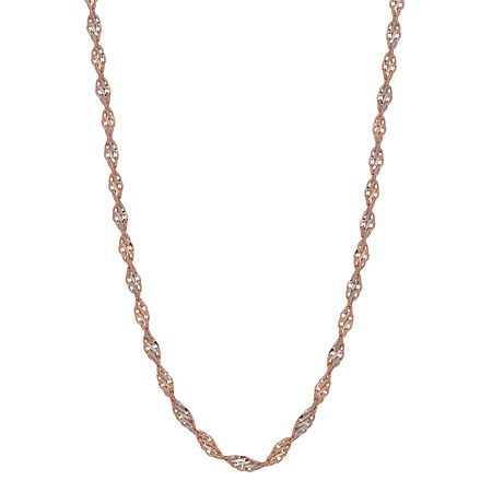 Click here for Womens 14K Two Tone Gold 16 Inch Fashion Chain Nec... prices