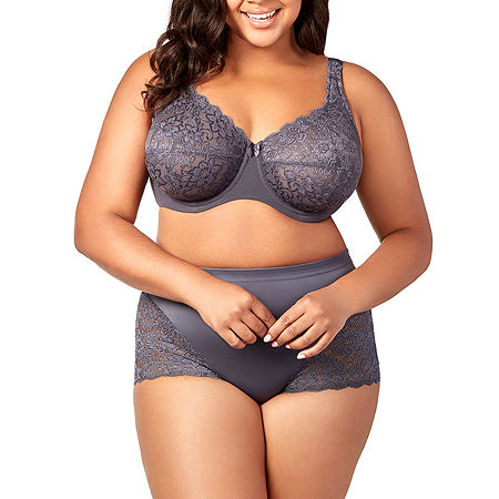 Click here for Elila Lacey Curves Underwire Bra 2311  H  Gray prices
