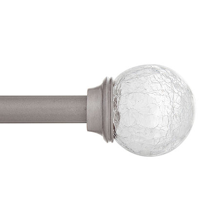 Kenney Walden 5/8in. Decorative Rounded Crystal Ball Rod Set
