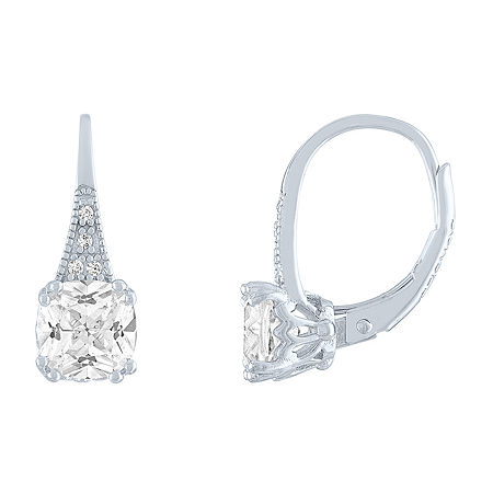 Click here for Gemstone Sterling Silver Cushion Drop Earrings  On... prices