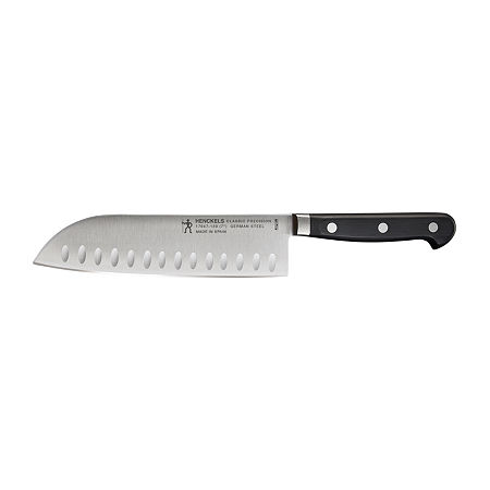 J.a Henckels Classic Precision 7 Santoku Knife - Black  Silver