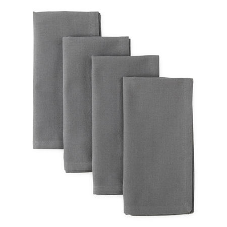 Click here for Homewear Mekia 4-pc. Napkins  One Size  Black prices