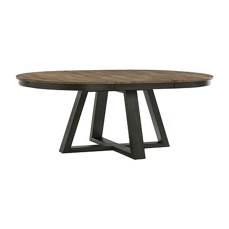 Click here for Napa Round Wood-Top Dining Table  One Size  Brown prices