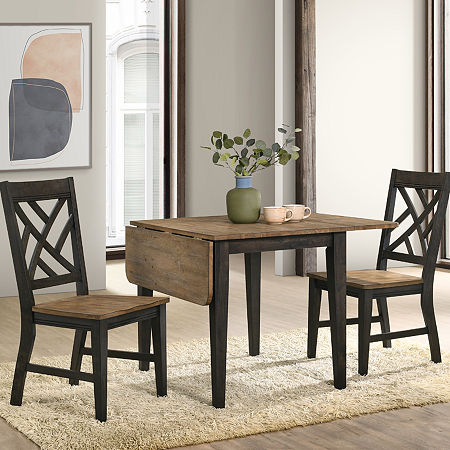 Click here for Napa 3-Piece Dining Set w/Lattice Back Chairs  One... prices