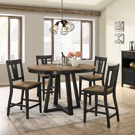 Click here for Napa 5-Piece Counter Height Dining Set with Splat... prices