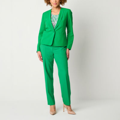 Black Label by Evan-Picone Womens Straight Fit Straight Suit Pant ...