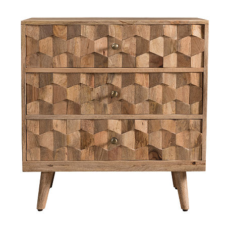 Click here for Latona 3-Drawer Chest  One Size  Brown prices
