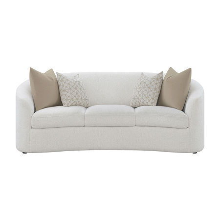 Click here for Rainn Curved Slope-Arm Sofa  One Size  White prices