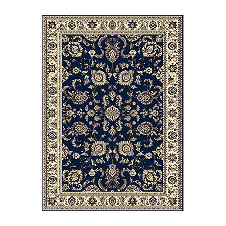 Closeout! Km Home Pesaro Sarouk 33 x 411 Area Rug - Denim