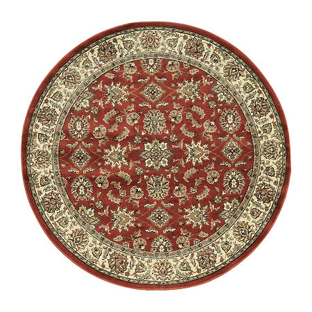 Click here for Como Kashan Traditional Oriental Indoor Round Area... prices