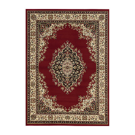 Click here for Closeout! Km Home Pesaro 1595 55x77 Area Rug - Red prices