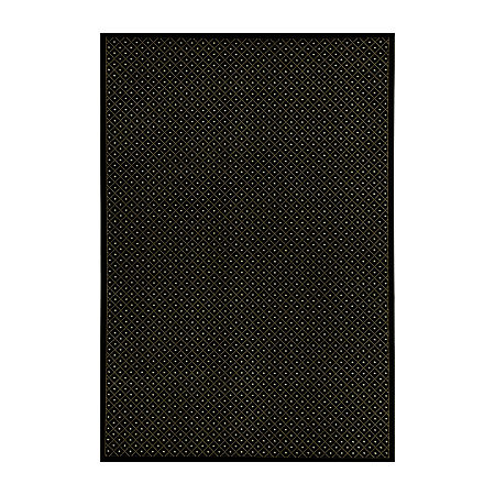 Closeout! Km Home 782/1611/Black Pesaro Black 55 x 77 Area Rug - Black