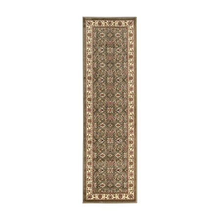 Closeout! Km Home Pesaro 1592 22x77 Runner Area Rug - Sage