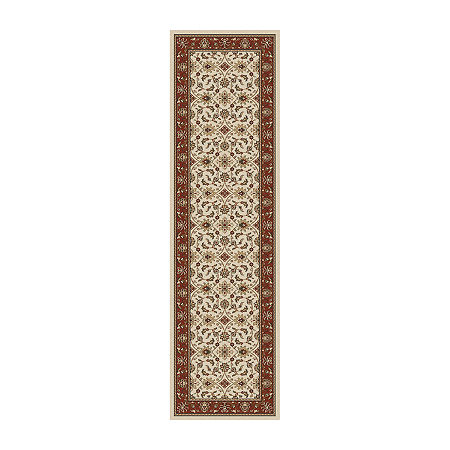 Closeout! Km Home Pesaro 1592 22 x 77 Runner Area Rug - Ivory