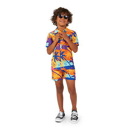 OppoSuits Little Boys 2 Pc Summer Shirt and Shorts Set - Miscellaneous