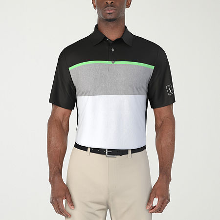 Click here for PGA TOUR Mens Regular Fit Short Sleeve Polo Shirt... prices