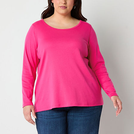 Click here for St. Johns Bay Womens Easy-on + Easy-off Crew Neck... prices