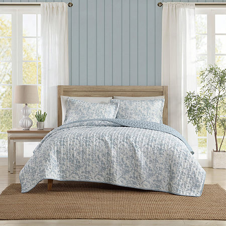 Click here for Laura Ashley Amberly Quilt Set  One Size  Blue prices