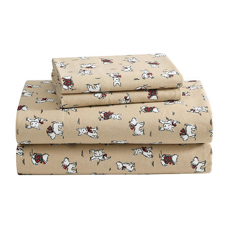 Click here for Laura Ashley Flannel 4 -Pc. Sheet Set  King - Came... prices
