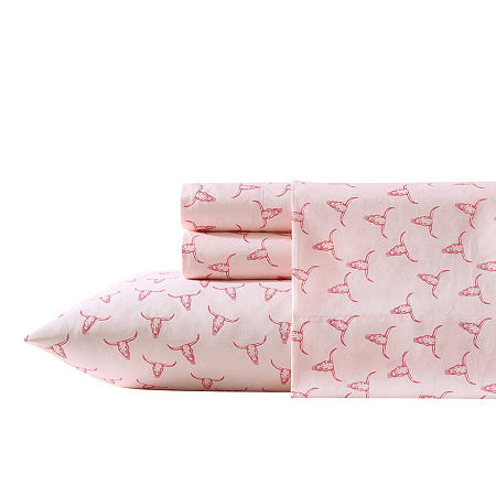 Click here for Wrangler Steer Skulls Sheet Set  One Size  Pink prices