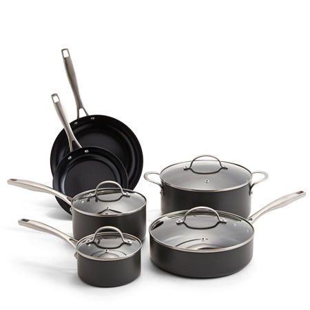 Click here for Cooks Hard Anodized Titanium Ceramic 10-pc. Cookwa... prices