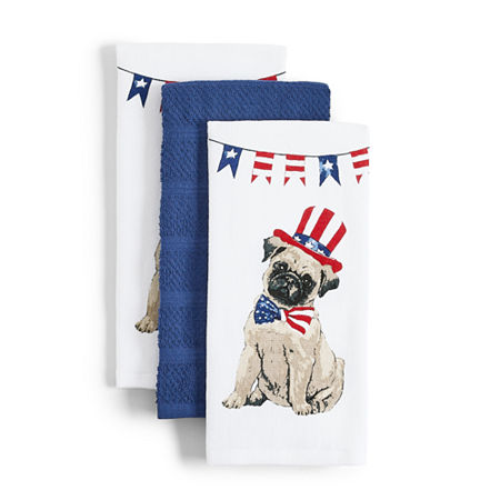Click here for Homewear American Dog 3-pc. Kitchen Towel Set  One... prices