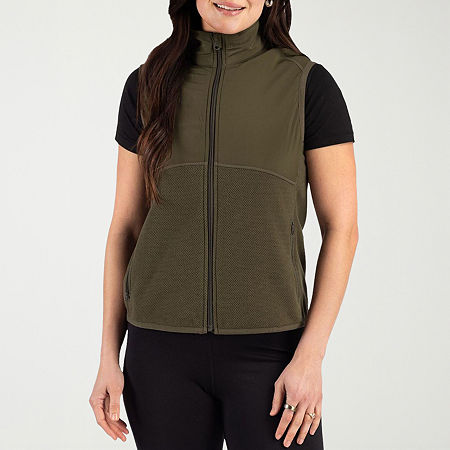 Click here for CUTTER & BUCK Mock Neck Fleece Vest  X-large  Gree... prices