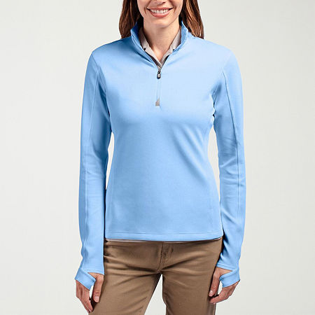 Click here for Cutter & Buck Traverse Stretch Quarter Zip Womens... prices