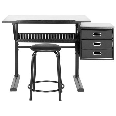 Click here for Percival Writing Desk and Barstool  One Size  Mult... prices