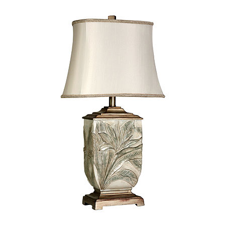 Click here for Stylecraft 15.5 W White Table Lamp  One Size  Whit... prices
