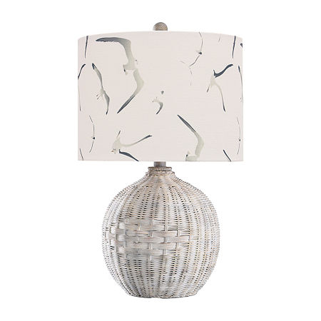 StyleCraft Rattan Table Lamp - Natural