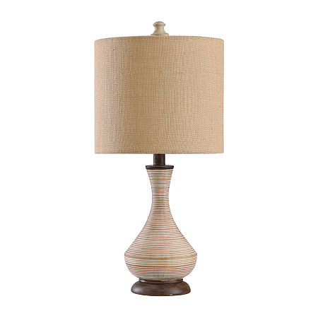 Click here for Stylecraft 11 W Natural Gray Table Lamp  One Size... prices