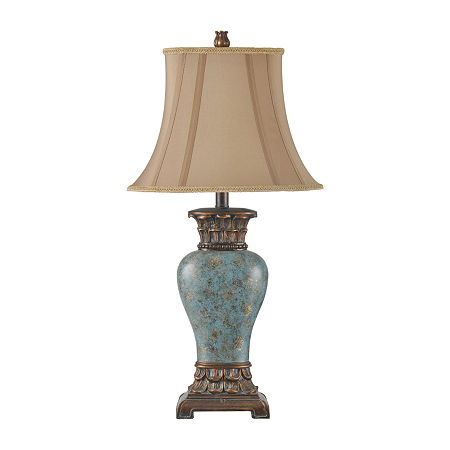 Click here for Stylecraft Blue And Bronze Table Lamp  One Size  M... prices