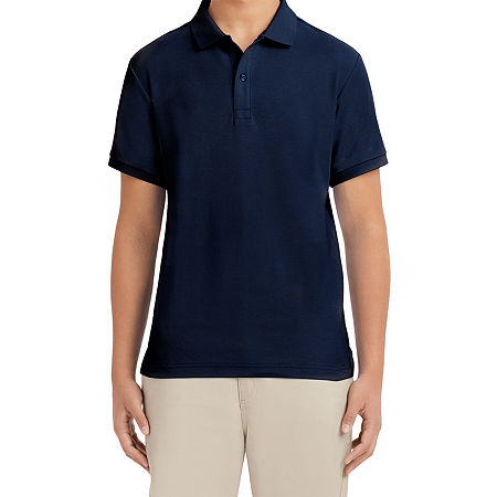 Click here for IZOD Young Mens Short Sleeve Polo Shirt  Small  Bl... prices
