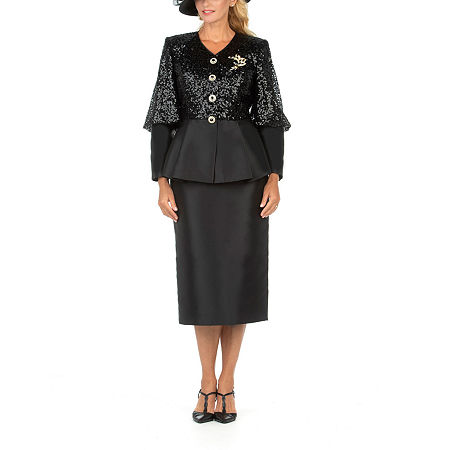 Click here for Giovanna Signature 2-pc. Skirt Suit-Plus  24w  Bla... prices