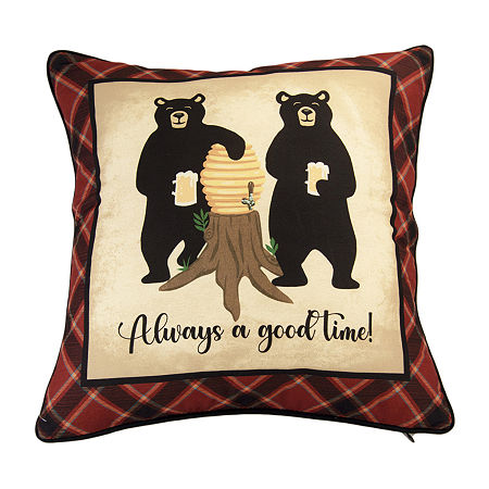 Donna Sharp Forest Grove Good Time Decorative Pillow  16 x 16 - Multi