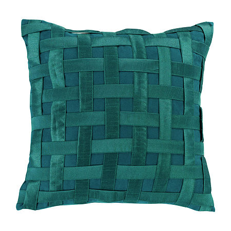 Click here for Donna Sharp Dizzy Blue Square Throw Pillow  One Si... prices