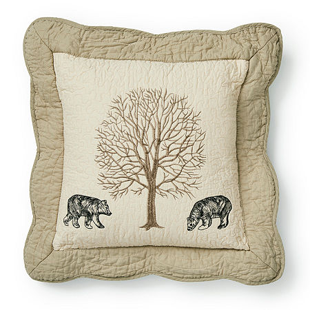 Click here for Donna Sharp Bear Creek Cotton Square Throw Pillow... prices