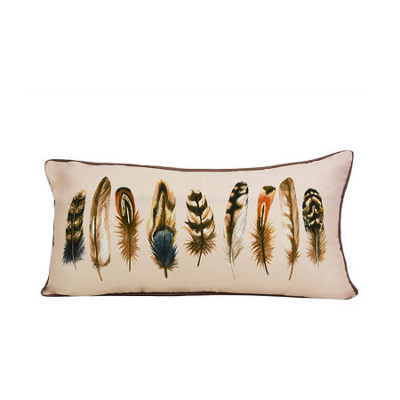 Click here for Donna Sharp Mojave Red Feather Rectangular Throw P... prices