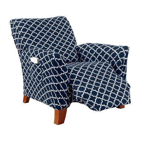 Click here for Linery Stretch Printed Recliner Slipcover  One Siz... prices