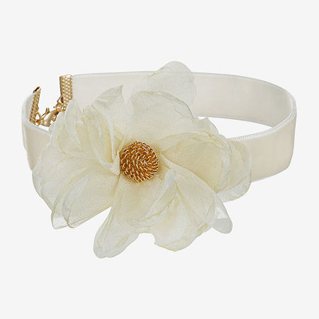 Click here for Bijoux Bar Freeform Womens Flower 12 Inch Choker N... prices